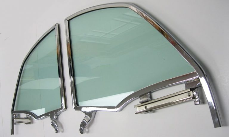 1955 1956 1957 Quarter Window Chrome Frames, Convertible