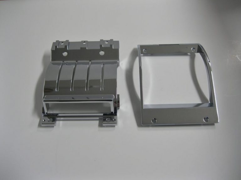 1957 Heater Control Chrome Bezel Set